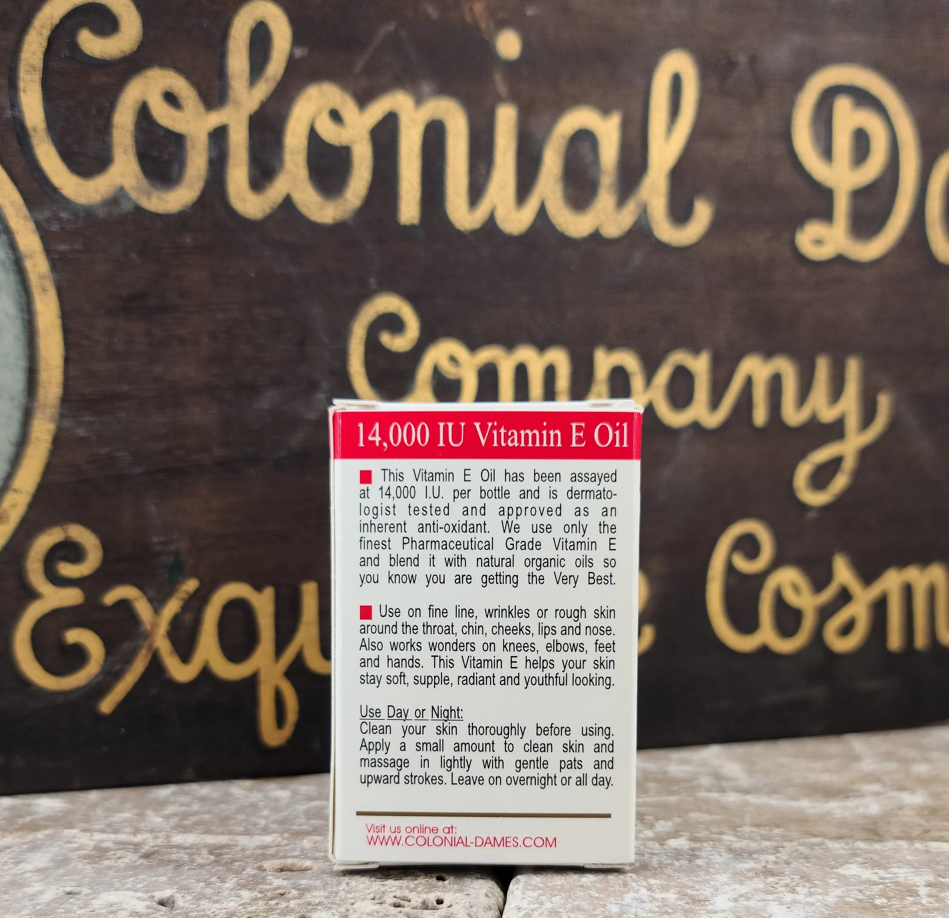 Vitamin E Oil 14,000 I.U. (W/Beautifying Oil) 1 fl. Oz. - Colonial ...