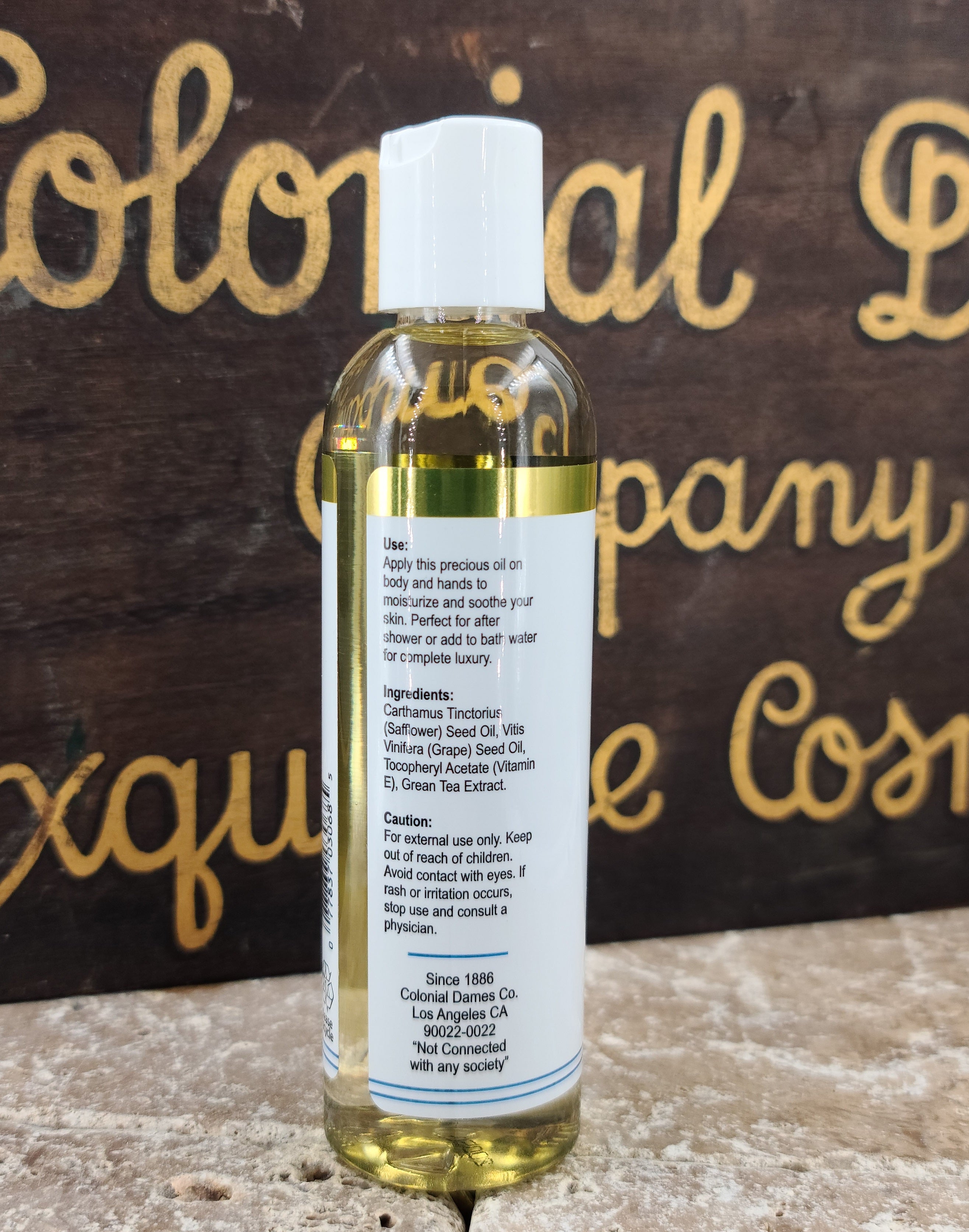 5,000 IU Vitamin E Body Oil 4 fl. oz. – Colonial Dames